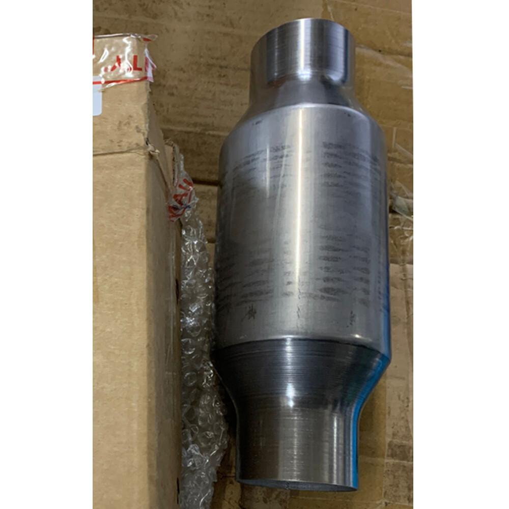 2X 2.5"Inlet/Outlet High Flow Performance Catalytic Converter 410250 ...