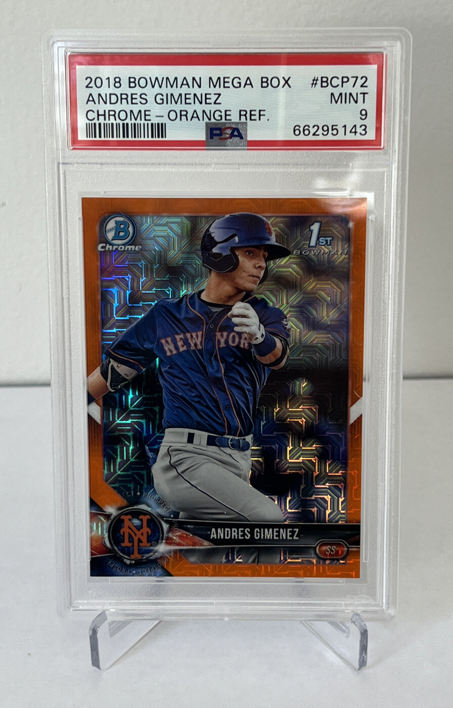 2018 Bowman - Chrome Prospects Orange Refractor #BCP72 Andres Gimenez ...