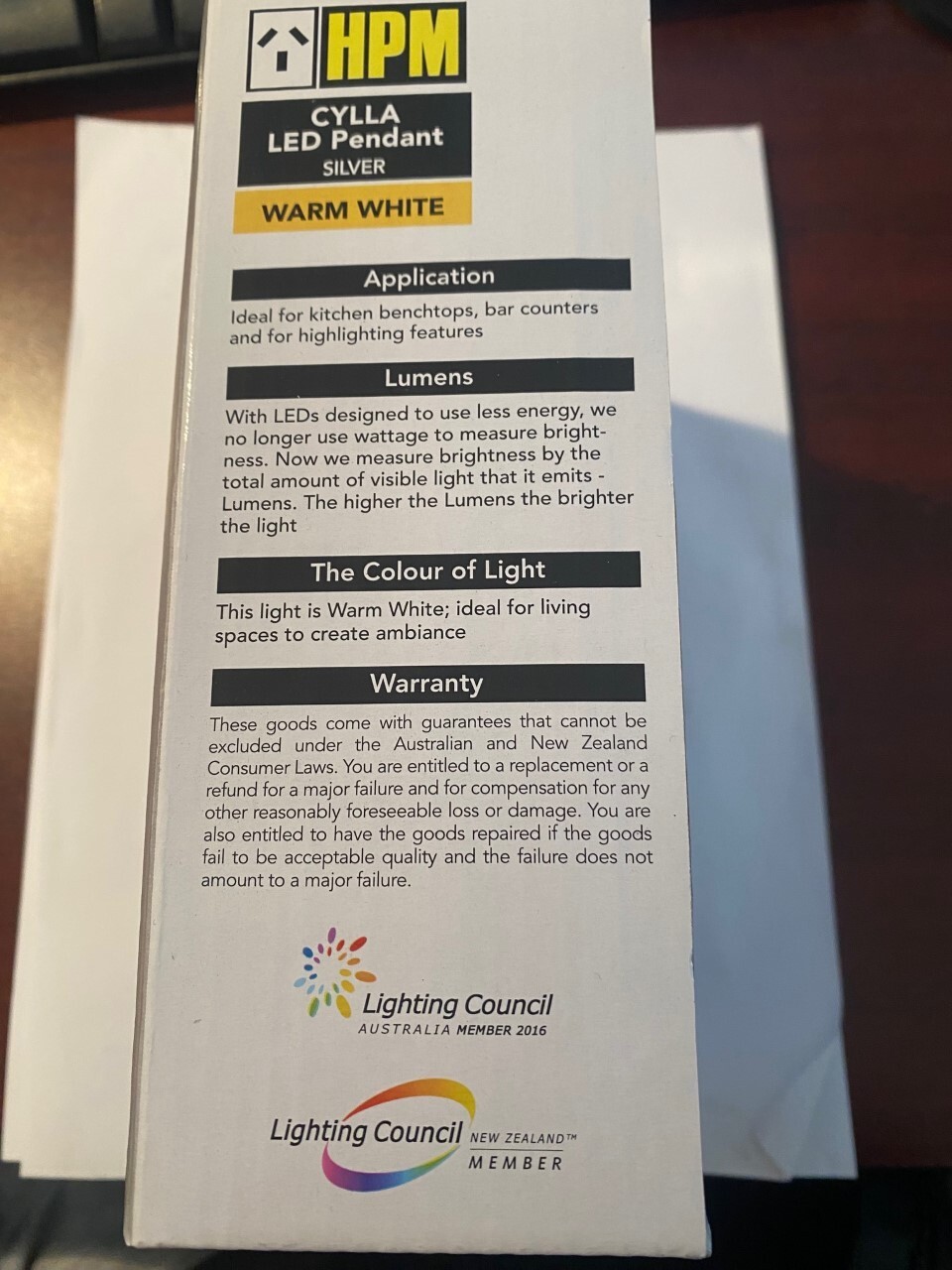 HPM CYLLA LED PENDANT LIGHT 240V 7W 570-Lumen Warm White SILVER ...