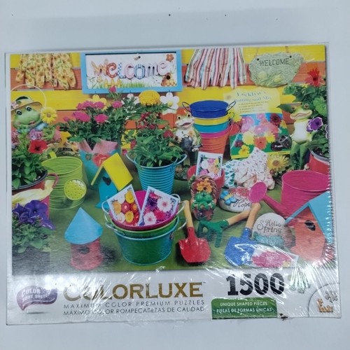 Colorluxe Puzzle 1500 Pieces Gardening Maximum Color Premium Puzzle Age ...