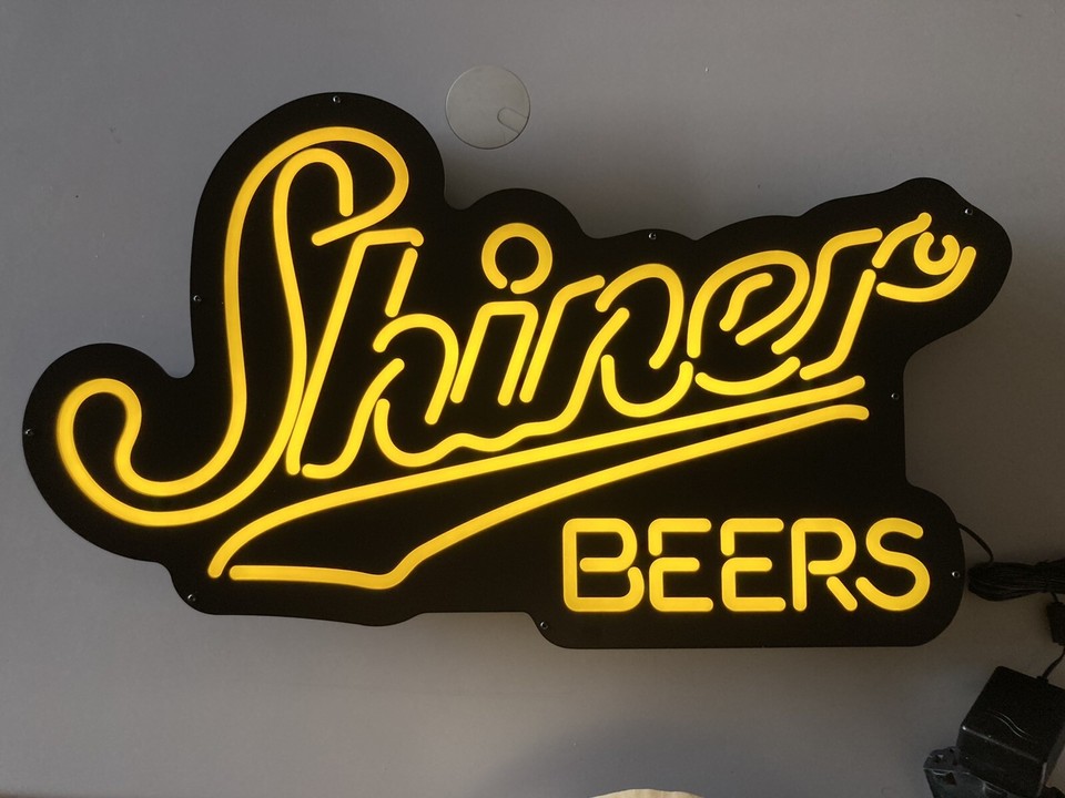 New Shiner Beers Texas Beer Led Light Bar Sign Not Neon | eBay