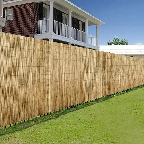 4m Natural Bamboo Garden Screen Roll Screening Fencing Privacy Garden ...
