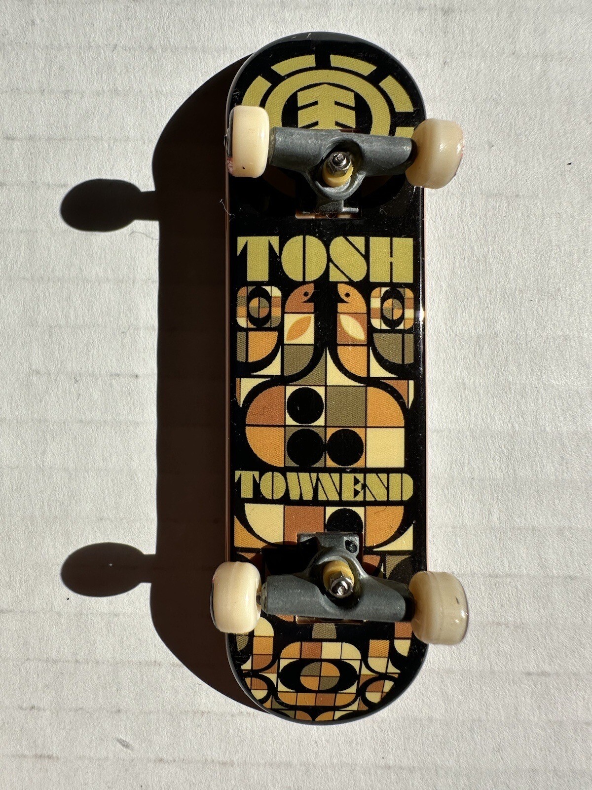 Tosh Townend Element Tech Deck skateboard 96mm fingerboard rare vintage ...