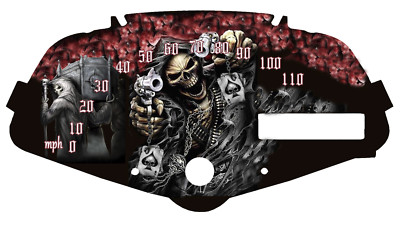 Honda Fury VT1300CX Custom Speedometer Face Plate MPH or KM/H ...