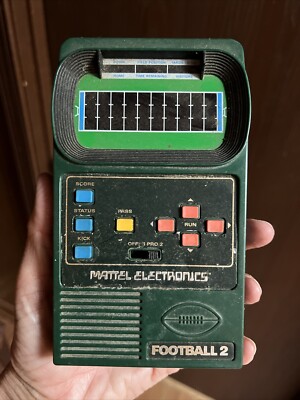 Mattel Classic Football 2 Handheld Electronic Video Game | eBay