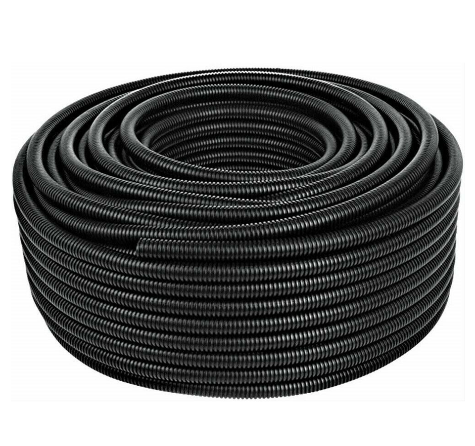 32FT 1/2" Split Loom Cable Conduit Polyethylene Flexible Tubing Wire ...