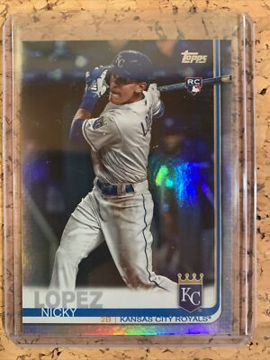 NICKY LOPEZ RC 2019 Topps Update RAINBOW FOIL - KANSAS CITY ROYALS ...