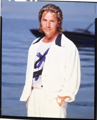 Don Johnson Miami Vice 1980's TV Series Photo Shoot Original 4x5 ...