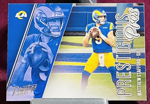 2021 Panini Prestige Prestigous Pros PP-MS Matthew Stafford Rams | eBay