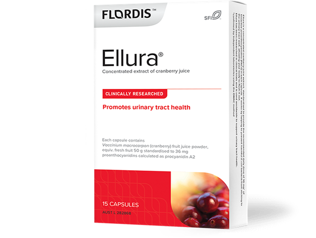 Flordis Ellura for Urinary Tract Health - Cranberry Extract, 15 ...