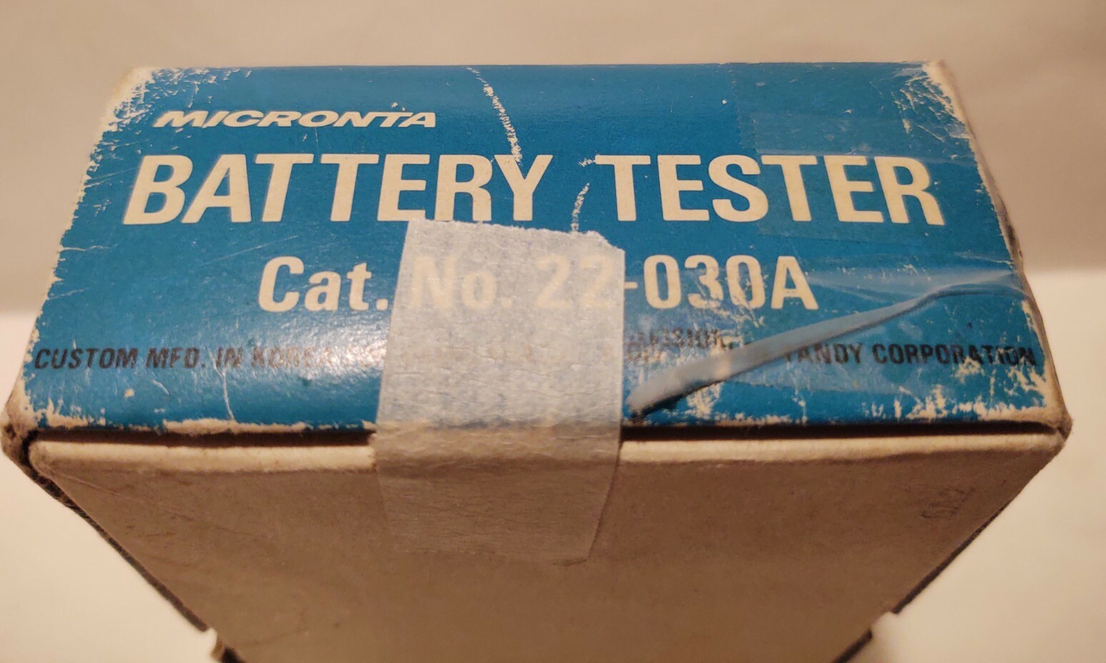 Vintage Micronta 22-030A Battery Tester Tested And Works. Radio Shack ...