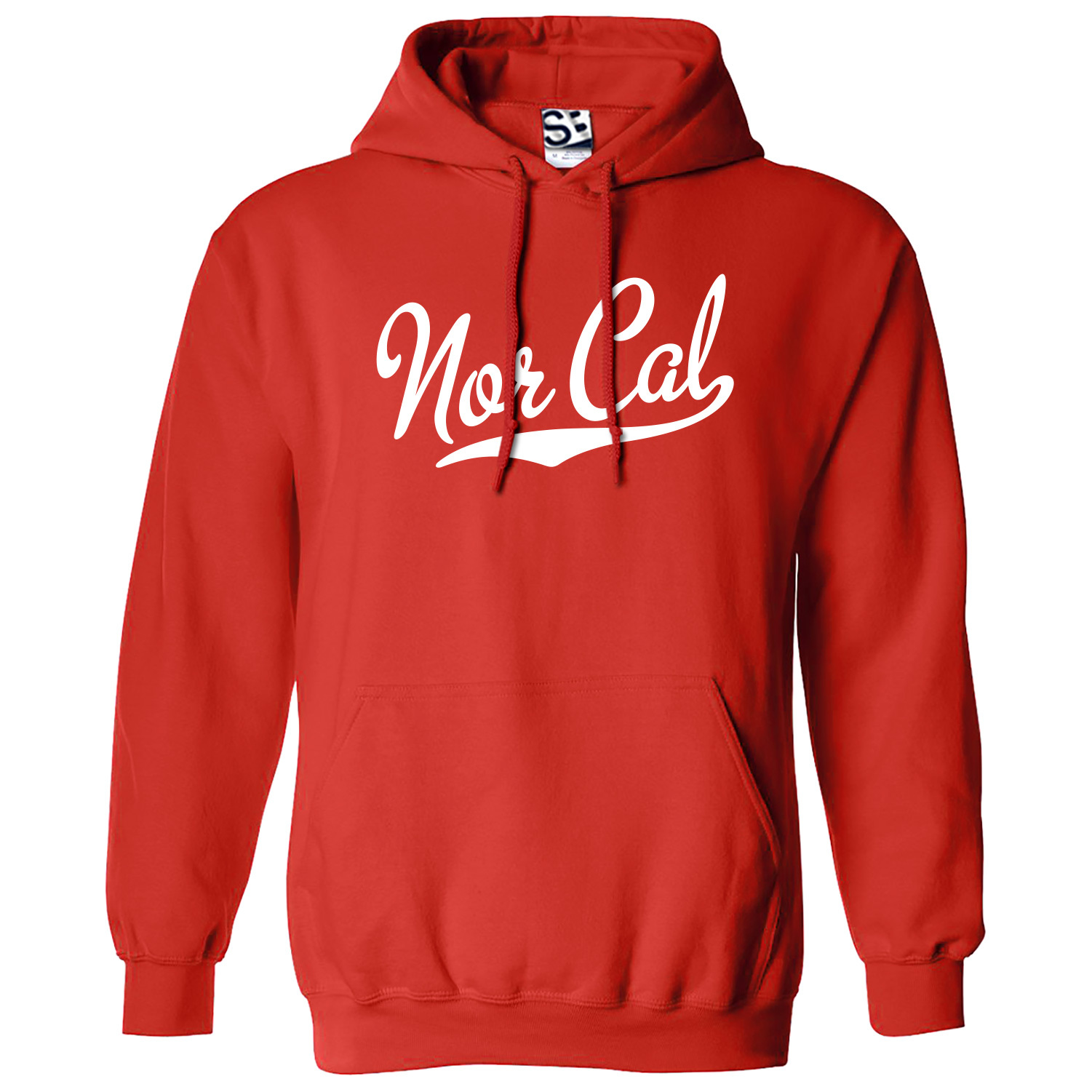 Nor Cal Script Tail HOODIE - Hooded California Republic Sweatshirt All ...