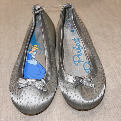 Disney Pretty Princess ballet shoes glittery Cinderella Size 10 New | eBay