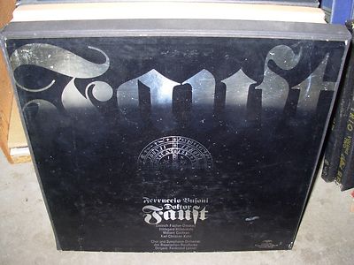 LEITNER / BUSONI doctor faust ( classical ) 3lp box dgg | eBay