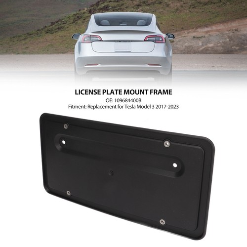 ・Rear License Plate Mount Frame Bracket 109684400B for 2017‑2023 ...