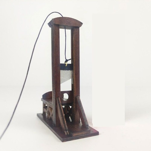 1/72 Soldier Louis Xvi Guillotine Scene Accessorie Miniature Model ...