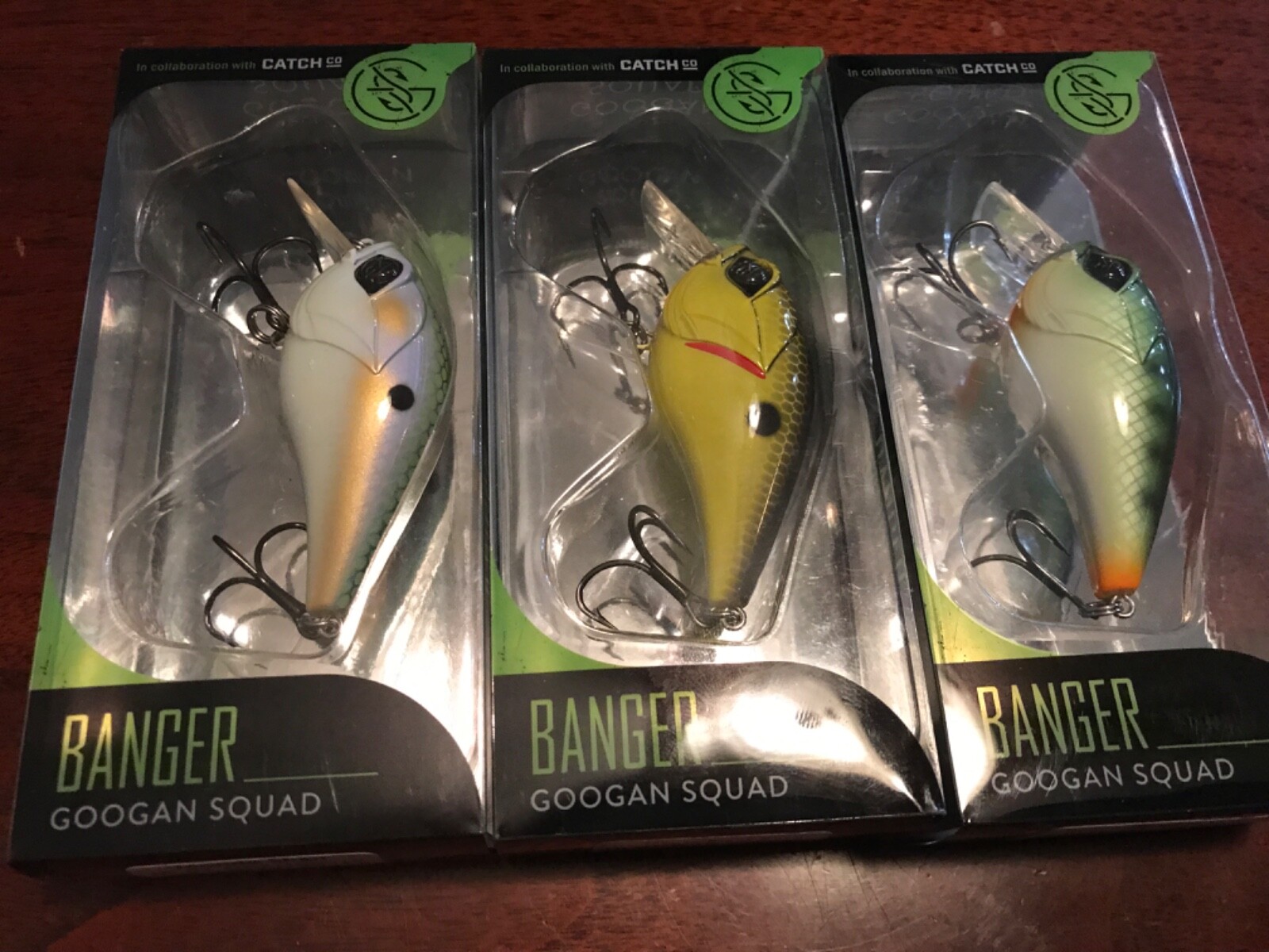 Googan Squad Banger Crankbait - Chartreuse Black Back for sale online ...