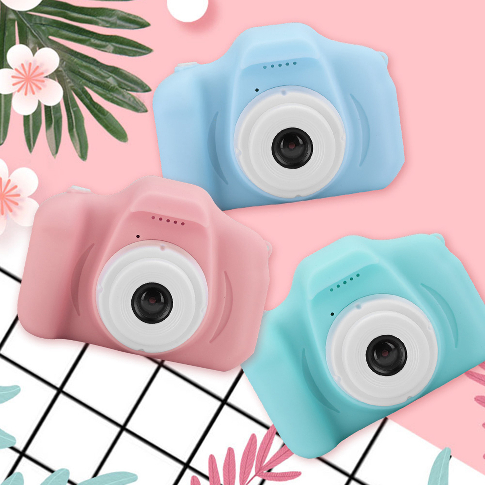 HD Cartoon Digital Video Camera Toy DIY Photos Video Recording For ...