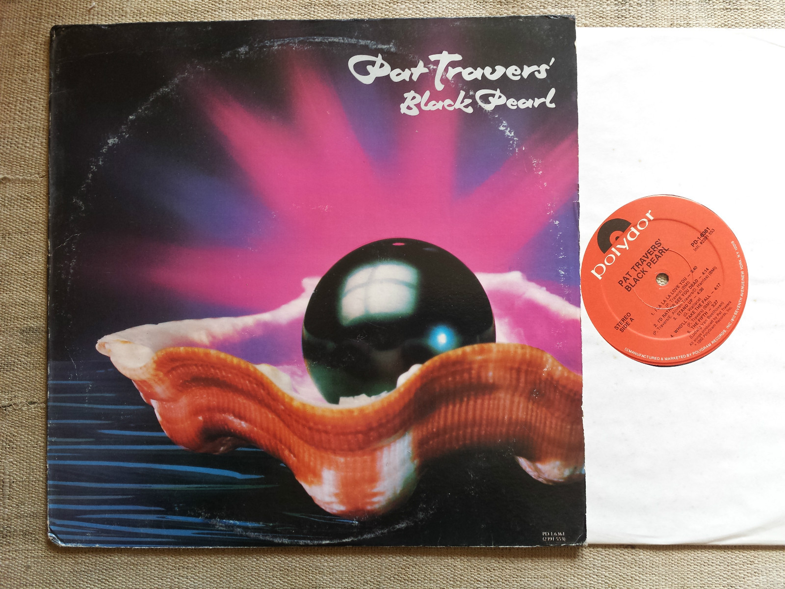Pat Travers' - Black Pearl - LP | eBay