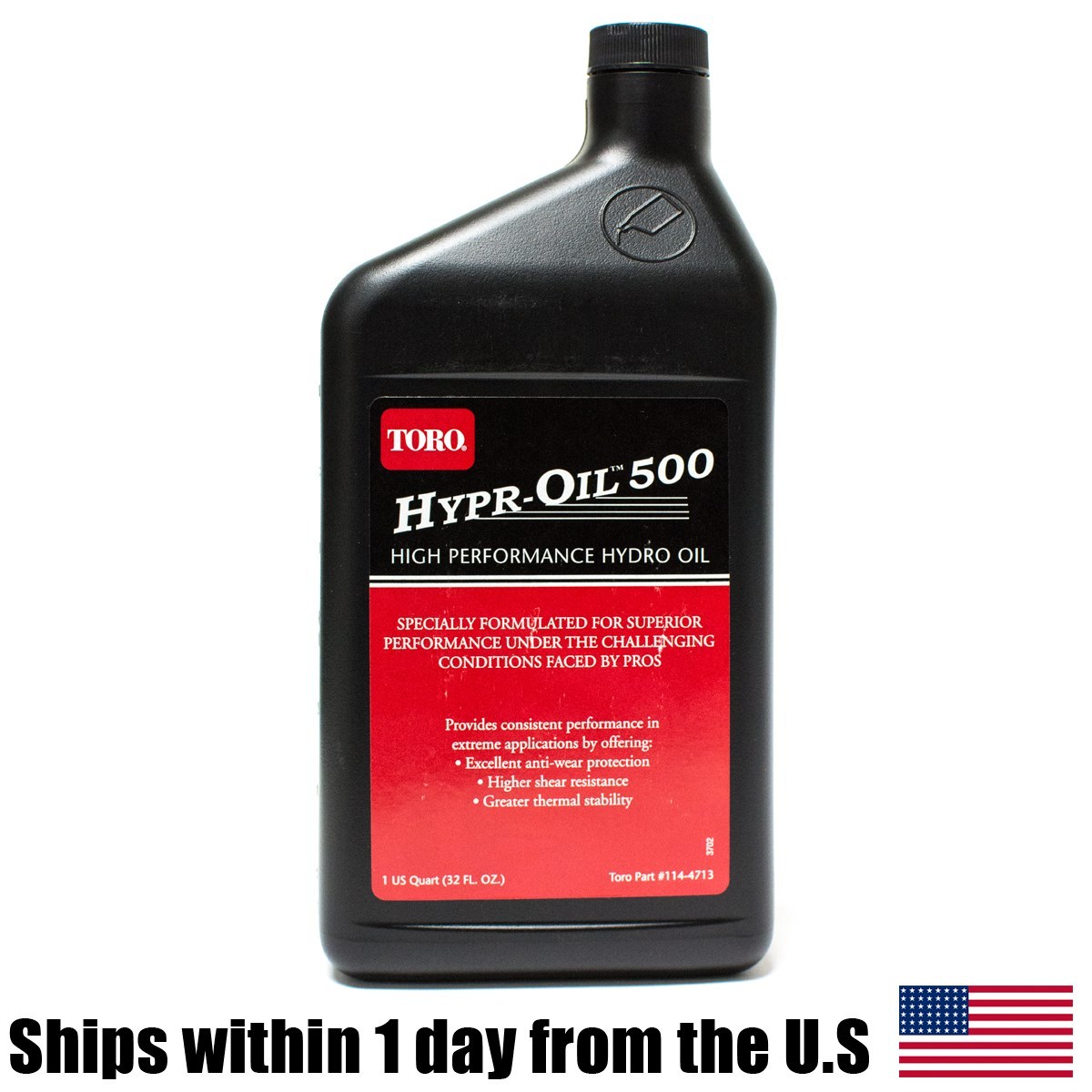 (6) Toro Hypr-Oil 500 114-4713 Hydro Oil 1 Quart Zero Turn Lawn Mowers ...