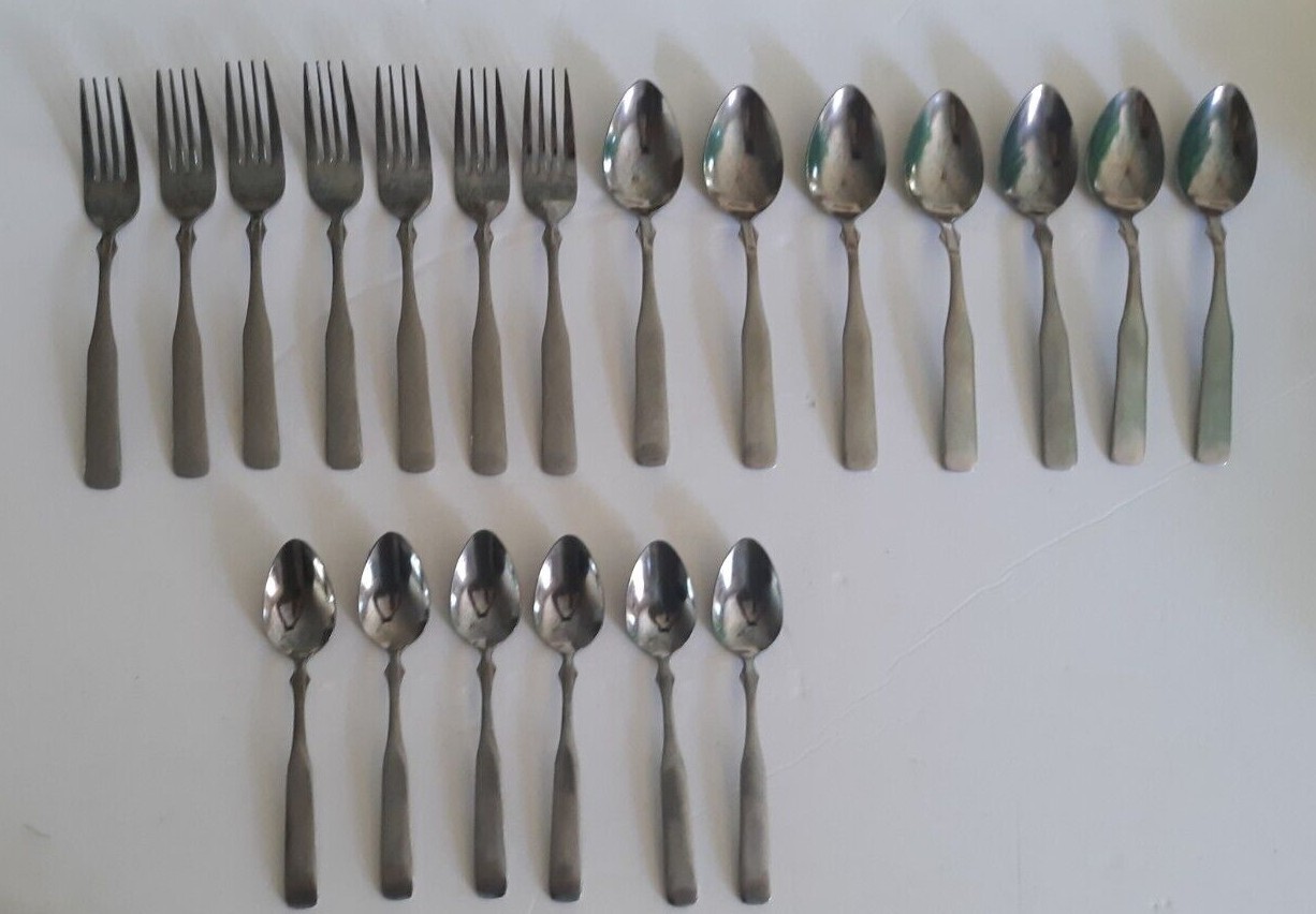Sysco ABC Stainless Flatware Set - Forks, Spoons | eBay
