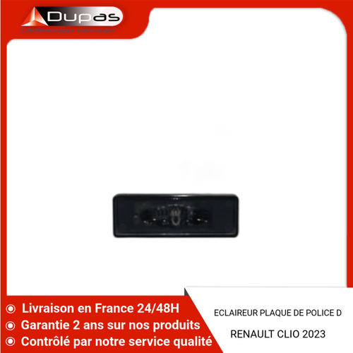 🇫🇷 ECLAIREUR PLAQUE DE POLICE DROIT RENAULT CLIO ♻️ 265101139R | eBay