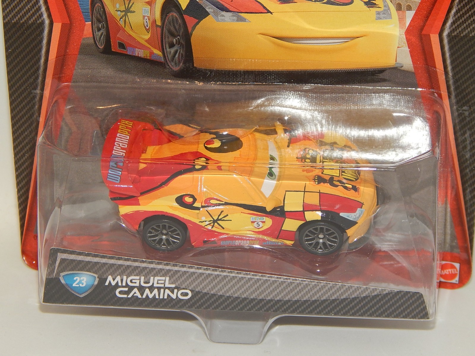 Mattel disney pixar cars 2 world gran prix racer wgp miguel camino | eBay