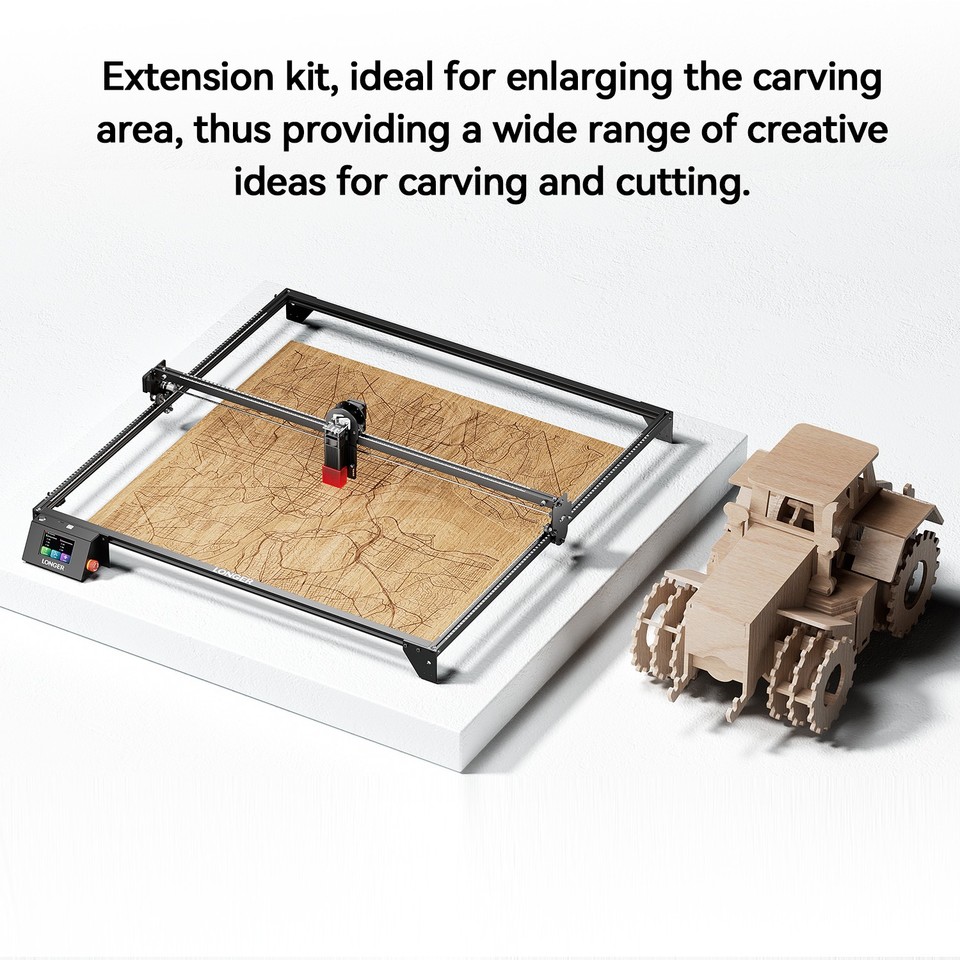 Longer RAY5 XY Extension Kit - Laser Engraver Area Expansion Kit for ...