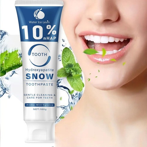 10% nHAP TOOTH Hydroxyapatite SNOW TOOTHPASTE 100G & Refresh Teeth ...