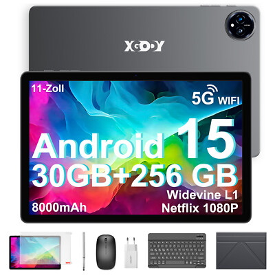 2025 Newest P60 Pro 11 Zoll Android 15 Tablet 30GB RAM+256GB ROM ...