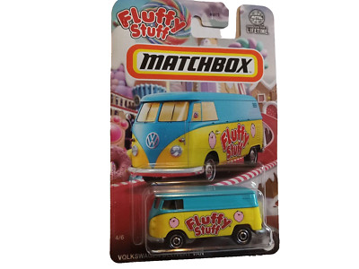 MATCHBOX 2024 FLUFFY STUFF 4/6 - VOLKSWAGEN DELIVERY VAN BLUE AND ...
