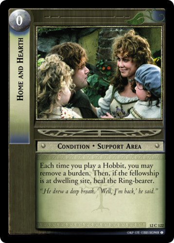 LOTR: Home and Hearth [Ungraded] Black Rider Lord of the Rings TCG ...