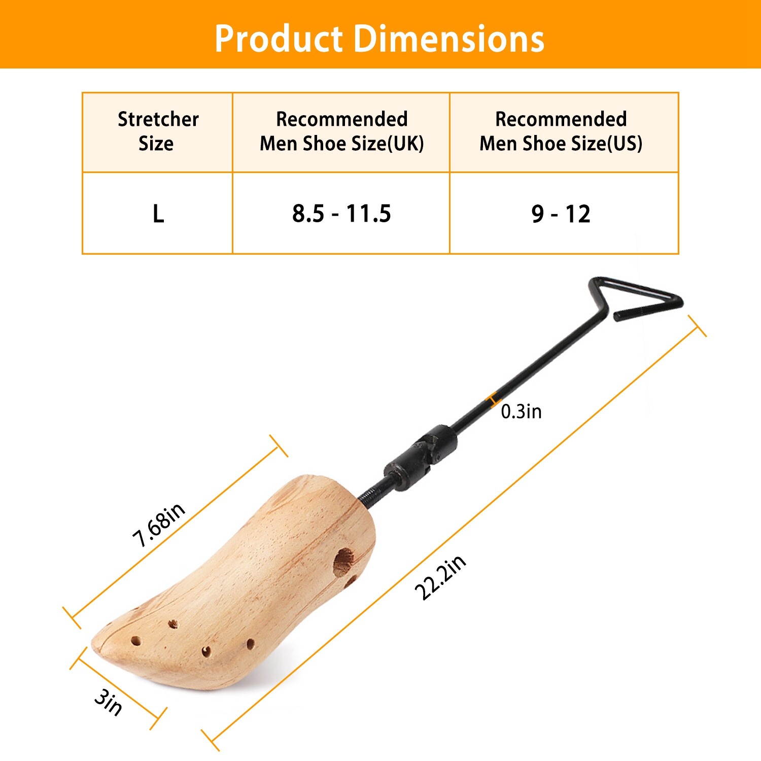 Pair Boot Stretcher Shoe Shaper Wooden Western Cowboy Boot Tree ...