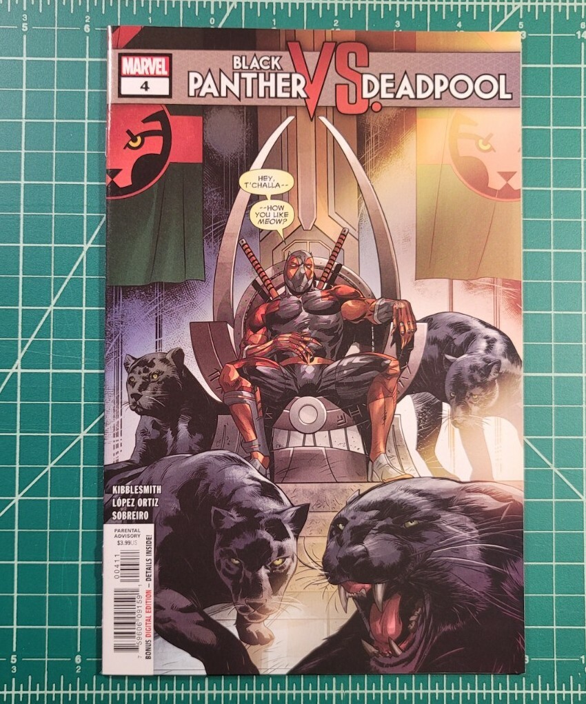 Black Panther Vs Deadpool 4 2019 Nm 1st App Pantherpool Marvel