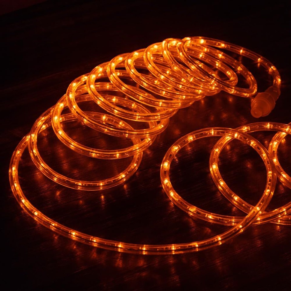 8-Mode LED Rope Light, Outdoor Waterproof Connectable Accent Lighting ...