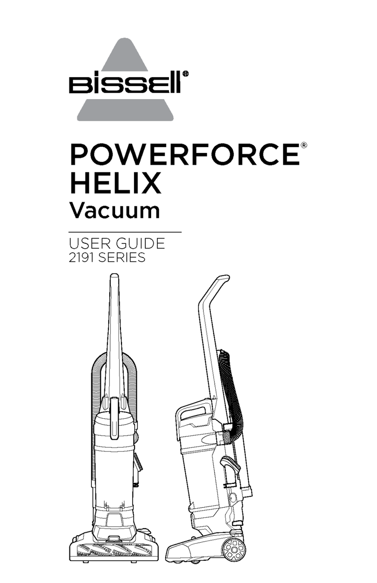 Bissell Powerforce Vacuum Manual Bissell 2191 Series Powerforce Helix