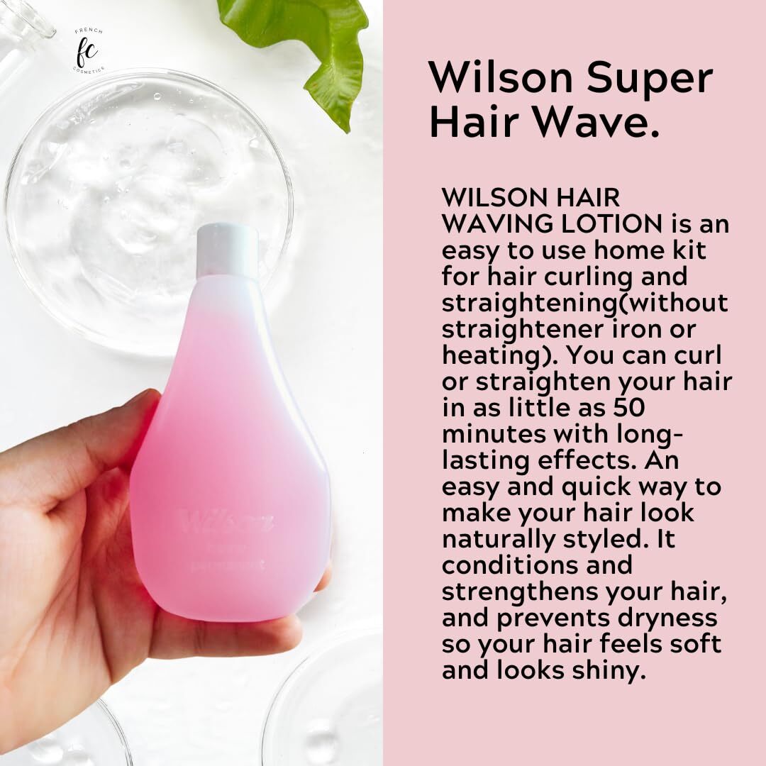 WILSON Super Hair Waving Lotion - Home Permanent (Baby Pink) | eBay