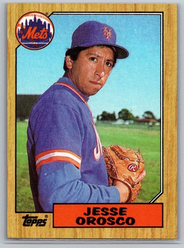 1987 Topps - #704 Jesse Orosco New York Mets MLB Baseball Card | eBay