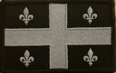 Quebec Canada Flag Patch W/ VELCRO® Brand Fastener Tactical Morale ...