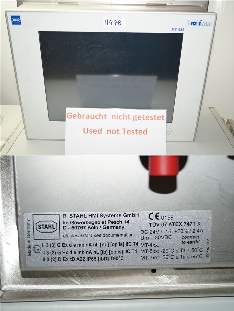 stahl Provicom MT-436 HMI operatorpanel mt436 nicht getestet | eBay