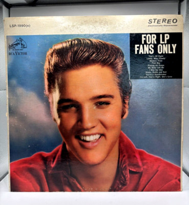 Elvis Presley Stereo RCA Victor Vinyl Record LSP-1990(e) For LP Fans ...
