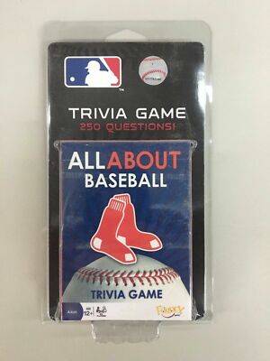 PJ1) Boston Red Sox Trivia Game All About Baseball Brand New 250 ...