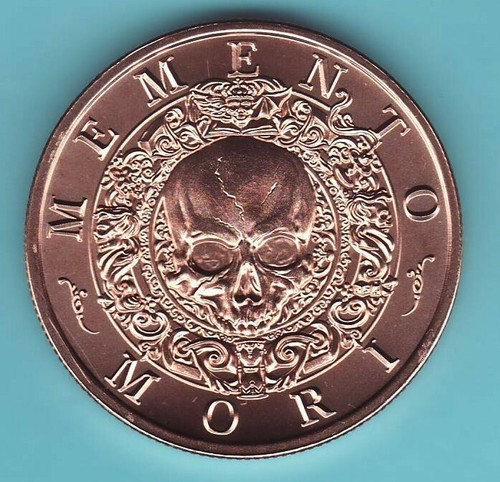 2024 MEMENTO MORI Copper Round Coin 1 AVDP oz. LATIN ALLURE Series ...