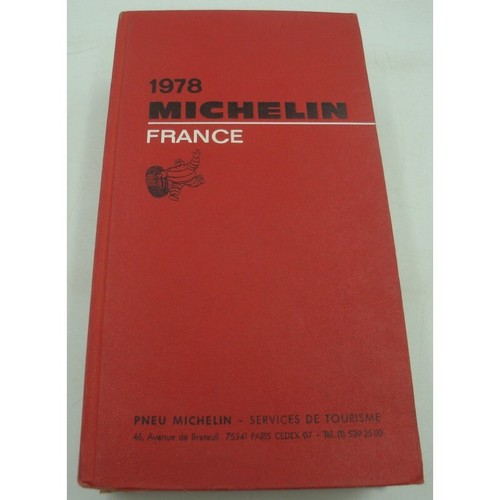 Guide Rouge Michelin - France 1978 - Bibendum - Carte voyage tourisme ...