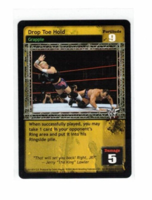 WWE Raw Deal Card: Drop Toe Hold | eBay