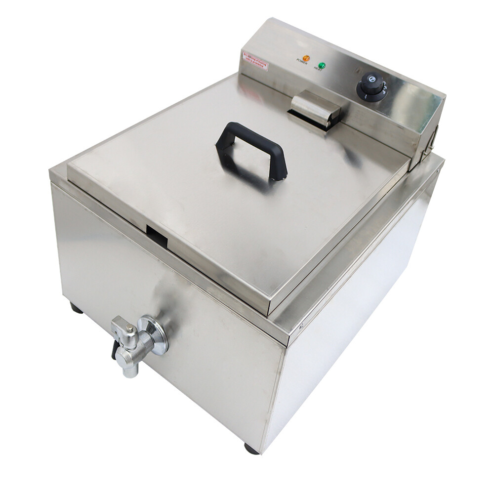 2.6gal Commercial Shallow Funnel Cake Fryer Electric Fryer Equipment ...