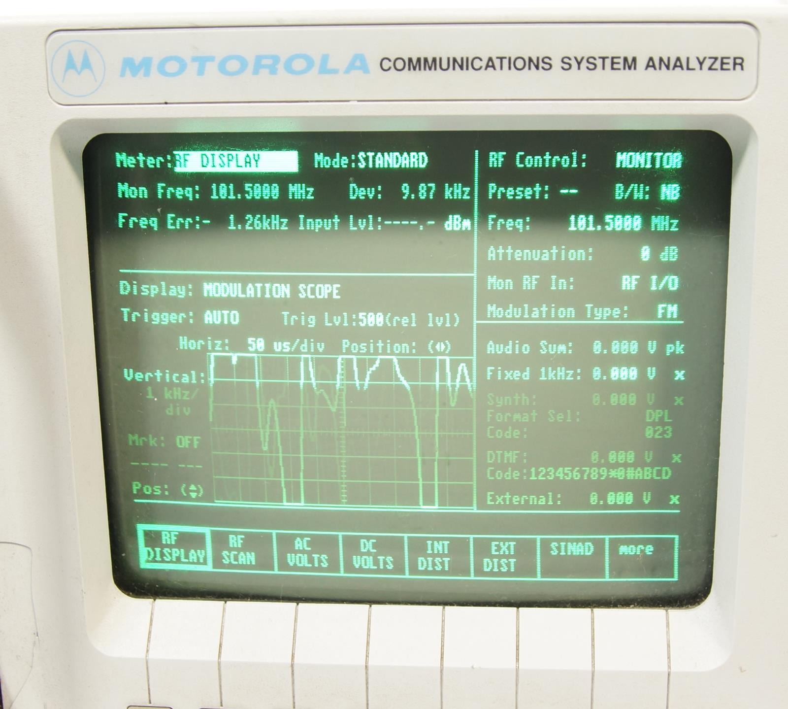 Motorola R2670A FDMA Digital Communications System Analyzer for sale ...