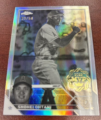 2024 Topps Chrome Shohei Ohtani 2023 MVP Negative Refractor Buy Back ...
