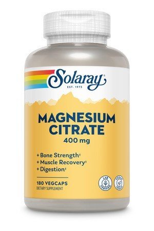 Solaray Magnesium Citrate 180 VegCap | eBay