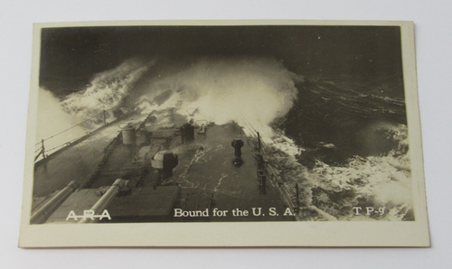 WWI U.S. Navy Battleships Returning to U.S.A. RPPC Postcard c1918 ARA ...